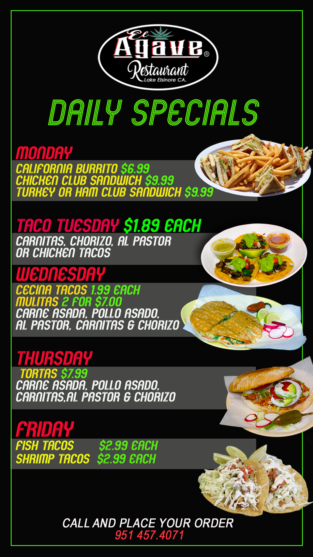 - EL AGAVE RESTAURANT